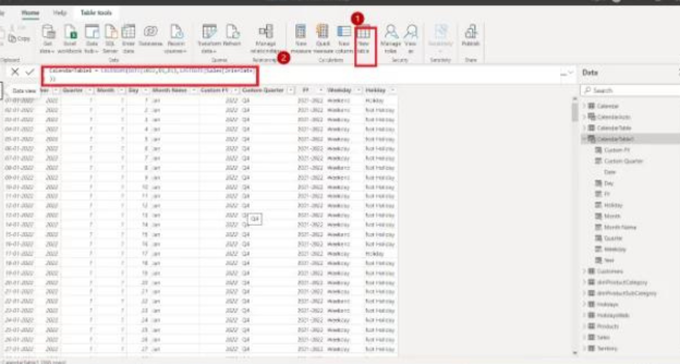 Power Query Calendar | Vidicorp