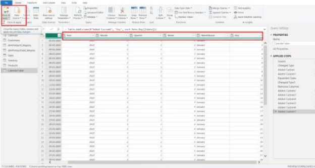 Power Query Calendar | Vidicorp