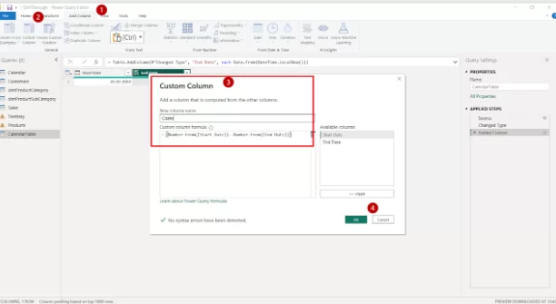 Power Query Calendar | Vidicorp