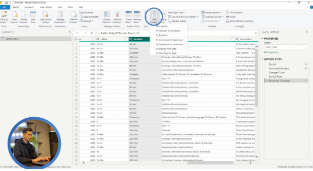 Power Query Tutorial: Data Transformation Steps for Power BI Query