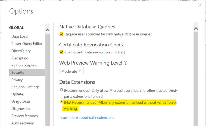 How to create a Power BI custom connector | Vidicorp