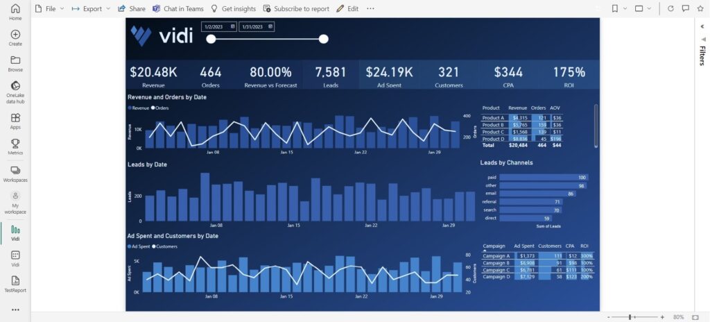 Power Automate and Power BI Integration
