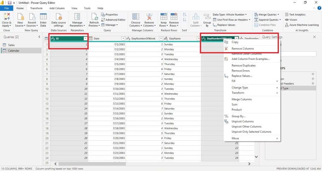 Power BI: How to Hide columns with No data - Vidi Corp