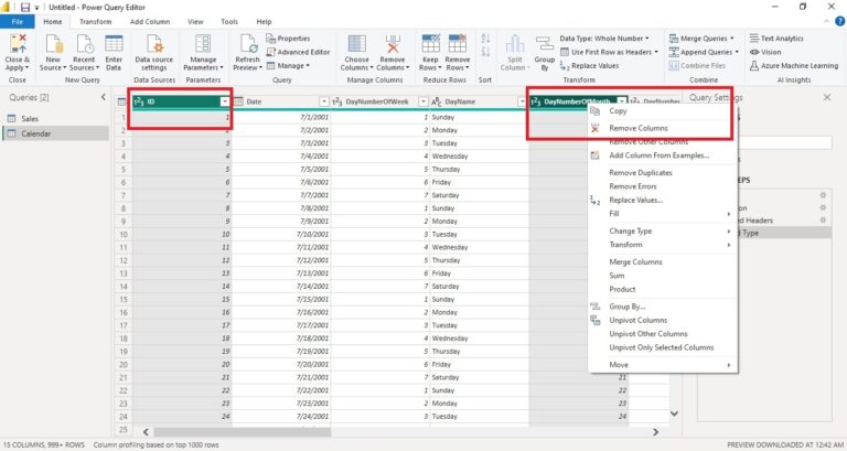 Power BI: How to Hide columns with No data - Vidi Corp
