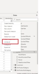 Power BI: How to Hide columns with No data - Vidi Corp