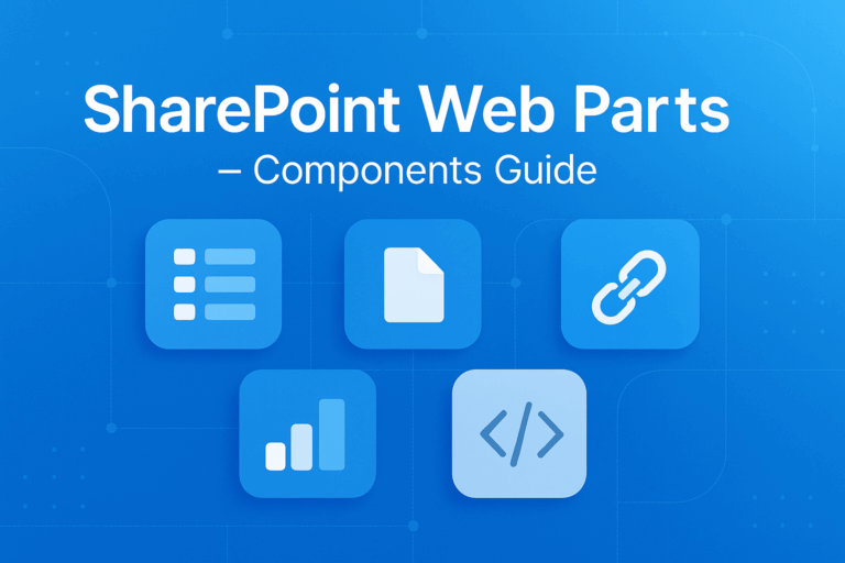 SharePoint Web Parts - Dynamic Page Builder Components Guide